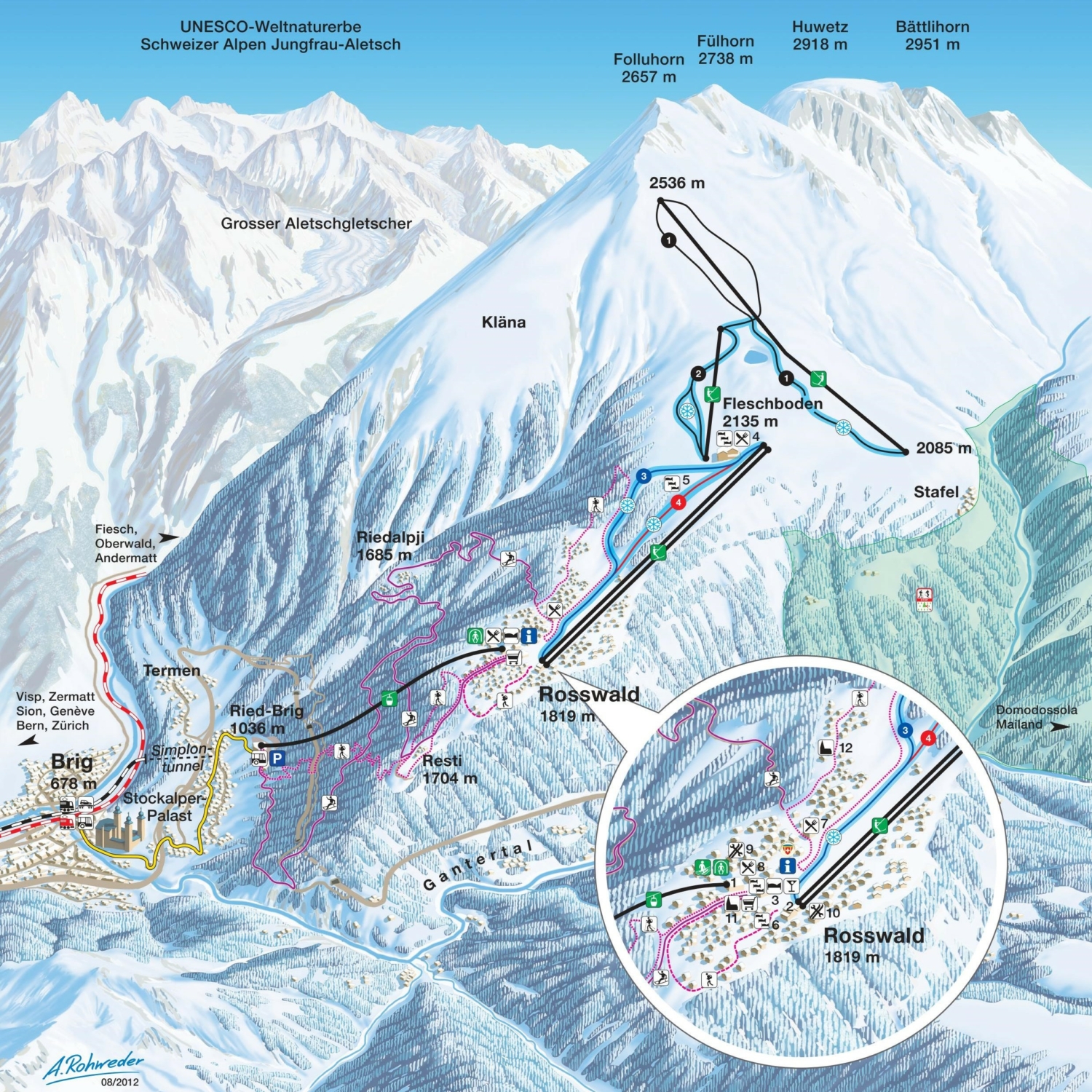 Ski & Snowboard - Rosswald Bahnen